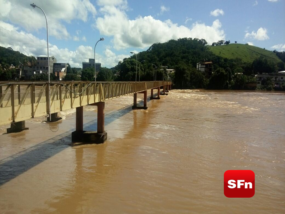 Rio Pomba volta a subir em Santo Antônio de Pádua – SF Notícias